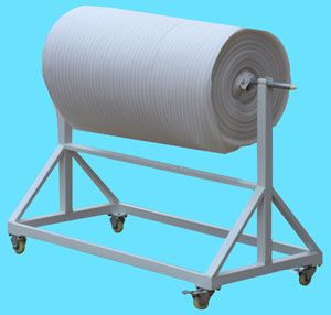 foam film packaging rack